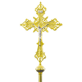 Processional Staff Gold Filigree – Prospect Hill Co.