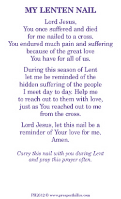 My Lenten Nail – Prospect Hill Company