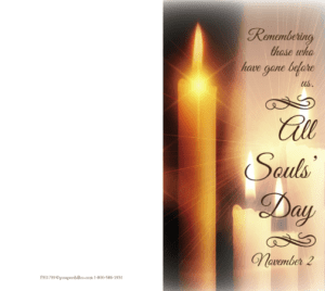 All Saints Day Prayer Card And All Souls Day Prayer Card – Prospect ...