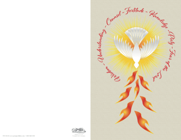 Confirmation Program Cover – Prospect Hill Co.