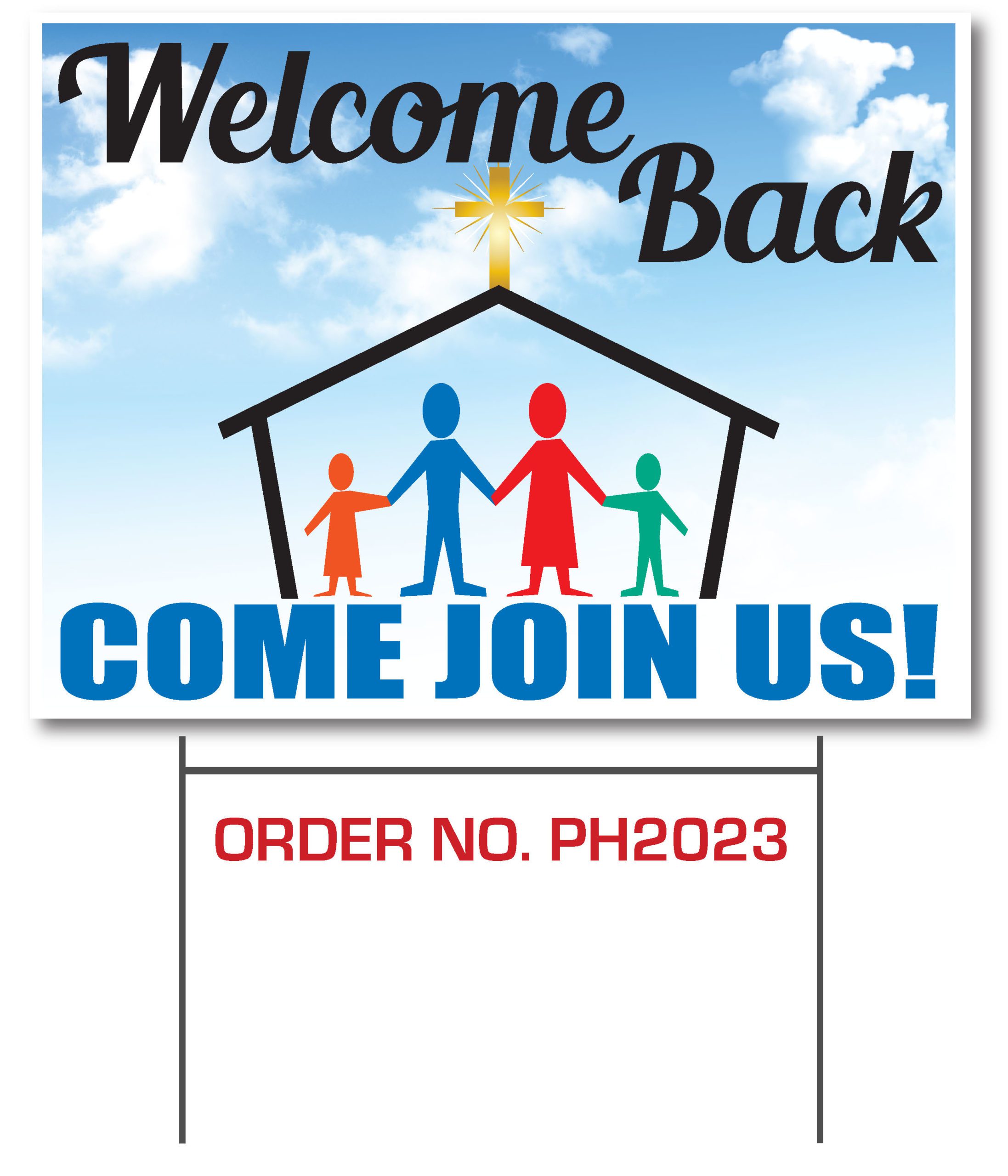 Welcome Back Lawn Sign 3 - Prospect Hill Co.