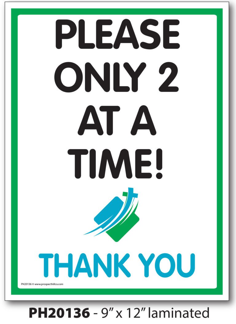 “Please Refrain From” School Signage – Prospect Hill Co.