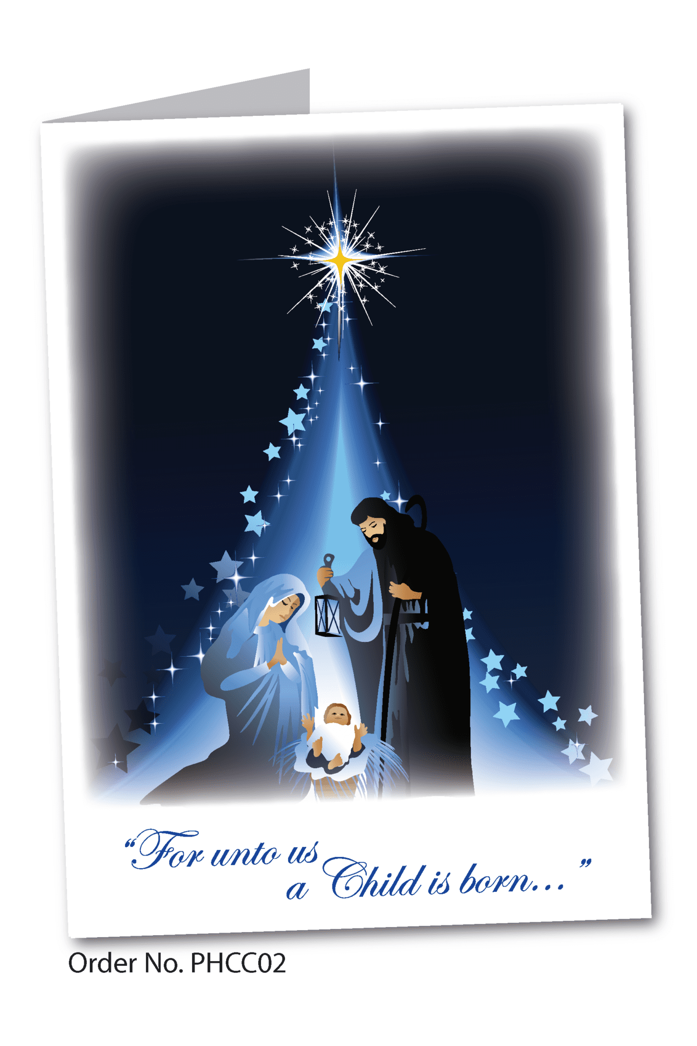 For unto us a Child is born Christmas Card – Prospect Hill Co.