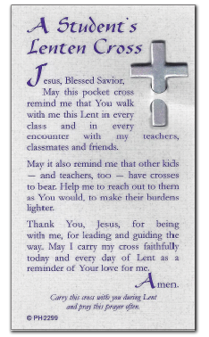 A Student’s Lenten Cross – Prospect Hill Co.